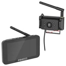 Pro User R&uuml;ckfahrkamera PROUSER "R&uuml;ckfahr-Kamerasystem kabellos 5" Monitor", schwarz, B:8cm H:14cm T:2,5cm, Kunststoff, Camcorder
