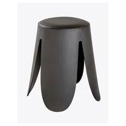 Hocker Heine HOME, schwarz, B:44,5cm H:46cm T:44,5cm, Hocker, Hocker