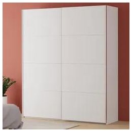 Schwebet&uuml;renschrank FORTE "Fittio, Made in Europe, 2 Schiebet&uuml;ren, modernes Design", wei&szlig;, B:200,1cm H:235cm T:61,2cm, Schr&auml;nke, Schwebet&uuml;renschrank, H&ouml;he 2,35 mtr, stehende Montage