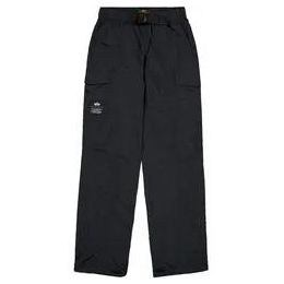 Cargohose Alpha Industries "Nylon Cargo Pants", Damen, Gr. 33, Normalgr&ouml;&szlig;en, schwarz, Obermaterial: 100% Nylon, Hosen Cargohose
