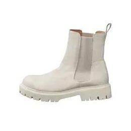 Ankleboots sheego, Damen, Gr. 41, XXL-Schaft, beige (natur), Lederimitat, Schuhe Ankleboots