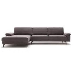 Ecksofa "CR.450 elegantes Designsofa mit hohem Sitzkomfort", lila (purpurviolett, steingrau), B:274cm H:95cm T:178cm, CREATION BY ROLF BENZ, Sofas, Ecksofa