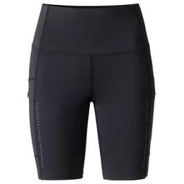 Radlerhose LPO "Damen Radlerhose Tenea", Damen, Gr. 34 (XS), Normalgr&ouml;&szlig;en, schwarz, Wirkware: Active Dry - 88% PES, 12% EL, Hosen Radlerhose