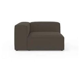 Sofa-Eckelement OTTO HOME "HAILY Sessel mit Armlehne links/rechts, Ma&szlig;e B/T/H: 130/100/72 cm", braun, B:130cm H:72cm T:100cm, 100% Polyester, Polsterelemente, als Modul oder separat verwendbar, f&uuml;r individuelle Zusammenstellung