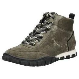 Sneaker Paul Green "Paul Green Sneaker Veloursleder", Damen, Gr. 38, gr&uuml;n (olive), Veloursleder, Schuhe Sneaker