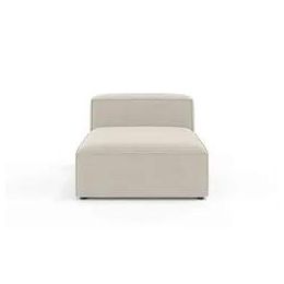 Chaiselongue OTTO HOME "HAILY Liegesessel, Loungem&ouml;bel zum Relaxen, Ma&szlig;e B/T/H: 100/130/72 cm", beige (hellbeige), B:100cm H:72cm T:130cm, 100% Polyester, Sofas, Chaiselongue, als Modul oder separat verwendbar, f&uuml;r individuelle Zusammenstellung