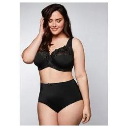 B&uuml;gel-BH sheego, Damen, Gr. 100, Cup B, schwarz, 50% Polyamid, 40% Polyester, 10% Elasthan, BHs B&uuml;gel-BH