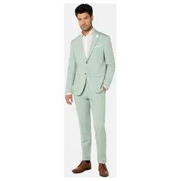 Anzug Thomas Goodwin "3024-90", Damen, Gr. 90, Schlankgr&ouml;&szlig;en, gr&uuml;n, 68% Polyester, 28% Viskose, 4% Elasthan, unifarben, festlich, slim fit, Anz&uuml;ge, mit modischen Accessoires