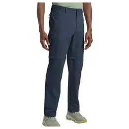 Zip-off-Hose Jack Wolfskin "PICO TRAIL ZIP OFF PANTS M", Herren, Gr. 54, Normalgr&ouml;&szlig;en, blau (midnightsky), Obermaterial: 100% Polyester. Futter: 100% Polyester, Hosen