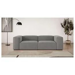 Big-Sofa OTTO HOME "HAILY Modularsofa, Verl&auml;ssliche Qualit&auml;t, Sitztiefe 70 cm", grau (dunkelgrau), B:260cm H:72cm T:100cm, 100% Polyester, Sofas, Big-Sofa, als Modul oder separat verwendbar, f&uuml;r individuelle Zusammenstellung
