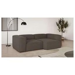 Ecksofa OTTO HOME "XL HAILY L-Form, Modularsofa extra tief, Sitztiefe 100/130 cm", braun, B:260cm H:72cm T:160cm, 100% Polyester, Sofas, Ecksofa, als Modul oder separat verwendbar, f&uuml;r individuelle Zusammenstellung