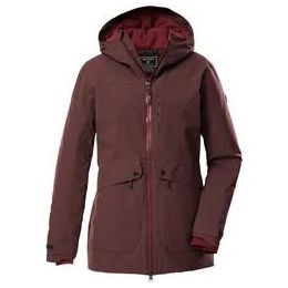 Parka Killtec "KOW 16 WMN PRK", Damen, Gr. 44, dunkelrot, Obermaterial: 100% Polyester;Futter: 100% Polyamid;Futter 2: 100% Polyester;F&uuml;llung: 100% Polyester, Jacken Parka, Wasser- u. winddichter Damen Funktionsparka mit hoher Atmungsaktivit&auml;t