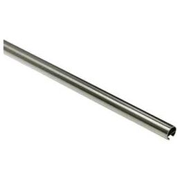 Gardinenstange Gardinia "Memphis mit Innenlauf I", silber (edelstahlfarben), L:160cm, Metall, Gardinenstangen, Serie Einzelprogramm Memphis &Oslash; 16 mm