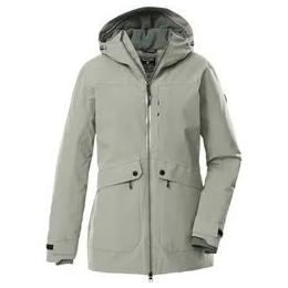 Parka Killtec "KOW 16 WMN PRK", Damen, Gr. 36, graugr&uuml;n, Obermaterial: 100% Polyester;Futter: 100% Polyamid;Futter 2: 100% Polyester;F&uuml;llung: 100% Polyester, Jacken Parka, Wasser- u. winddichter Damen Funktionsparka mit hoher Atmungsaktivit&auml;t