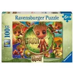 Puzzle Ravensburger "Marvel Avengers - Wir sind Groot", bunt, Puzzles, KinderB:49,3cm H:36,2cm, Pappe, Motiv, Made in Germany, B:49,3cm H:36,2cm