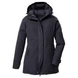 Funktionsjacke "GW 23 WMN JCKT", Damen, Gr. 44, blau (navy), Obermaterial: 88% Polyester, 12% Baumwolle;Futter: 100% Polyester;F&uuml;llung: 100% Polyester, G.I.G.A. DX BY KILLTEC, Jacken Funktionsjacke, Wasserdichte, atmungsaktive Damenjacke mit verstellbarer Kapuze