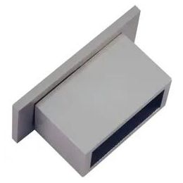 Sch&ouml;ner Wohnen Gardinenstangenhalter "Wandlager", silber (stahl, geb&uuml;rstet), SCH&Ouml;NER WOHNEN-KOLLEKTION, Gardinenstangenhalterungen, Serie Einzelprogramm Matteo rechteckig
