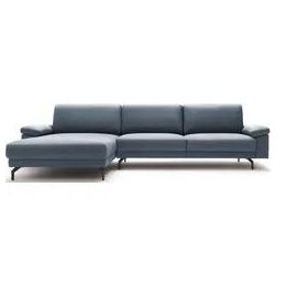 Ecksofa "CR.450 elegantes Designsofa mit hohem Sitzkomfort", blau (blaugrau), B:274cm H:95cm T:178cm, CREATION BY ROLF BENZ, Sofas, Ecksofa