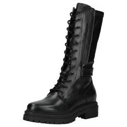 Schn&uuml;rstiefel Nero Giardini "Nero Giardini Stiefel Leder/Synthetik", Damen, Gr. 39, schwarz, Leder, Synthetik, Schuhe Schn&uuml;rstiefel