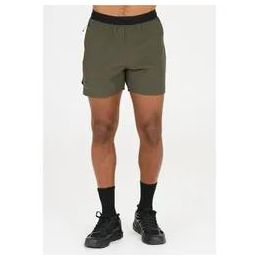 Shorts Endurance "Letic", Gr. L, US-Gr&ouml;&szlig;en, gr&uuml;n (khaki), 91% Polyester, 9% Elasthan, mehrfarbig, kurz, Hosen Shorts, mit verstellbarem Bund
