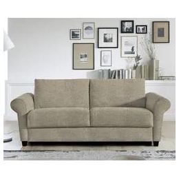 Schlafsofa Bali "ELISA Dauerschl&auml;fer in 140 und 160er Breite", braun (hellbraun), B:211cm, 100%PES, Sofas, Schlafsofa, stabile Gitterrost-Unterfederung