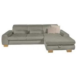 Ecksofa "SO 3400 Sitzh&ouml;he 47cm oder 49cm, Sitztiefe verstellbar, B/T: 307/195cm", lind, B:307cm H:84cm T:195cm, 88% Polyester;12% Polyamid, SET ONE BY Musterring, Sofas, Ecksofa, whlw. mit Funktion, Kaltschaum, in Cord, lind, Sitzh&ouml;he 47