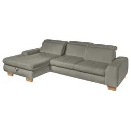 Ecksofa "SO 3400 Sitzh&ouml;he 47cm oder 49cm, Sitztiefe verstellbar, B/T: 307/195cm", lind, B:307cm H:84cm T:195cm, 88% Polyester;12% Polyamid, SET ONE BY Musterring, Sofas, Ecksofa, Kopteil verstellbar, mit Bettfunktion, in Cord, lind, Sitzh&ouml;he 47