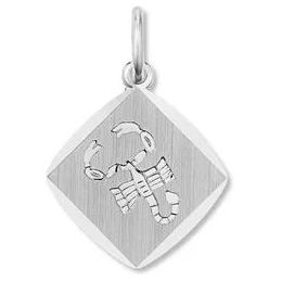 Sternzeichenanh&auml;nger ONE ELEMENT "Sternzeichen Anh&auml;nger aus 925 Silber", silber, Schmuckanh&auml;nger, Damen, Skorpion, Steinbock, Silber 925 (Sterlingsilber), Symbol mit Herz &ndash; ein feines Geschenk f&uuml;r viele Anl&auml;sse
