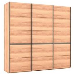 Schwebet&uuml;renschrank Musterring "Sorrent, Kleiderschrank, Schrank, Schiebet&uuml;ren", braun, B:250cm H:236cm, Schr&auml;nke, Schwebet&uuml;renschrank, T&uuml;ren in Eiche massiv mit Kassetten-Optik, verschiedene Ma&szlig;e verf&uuml;gbar