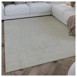 Wollteppich Wecon Home "Hamptons FIVETEEN", beige (creme wei&szlig;), B:40cm H:15mm L:60cm, Schurwolle, Teppiche, L&auml;ufer, Schurwolle, Kurzflor, Wohn- & Schlafzimmer, Hoch-Tief-Effekt