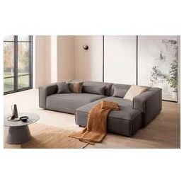 LeGer Home by Lena Gercke "PIARA XXL, Big-Sofa, Cord, Leinenoptik o. Strukturstoff, L-Form" wahlweise Ottomane rechts/links, Kedernaht, extra tiefe Sitzfl&auml;che