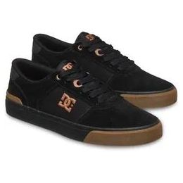 Skateschuh DC Shoes "Teknic S", Herren, Gr. 13(47), schwarz (schwarz, schwarz, gum), Obermaterial:Obermaterial: Leder [Kuh] / Futter: Textil / Au&szlig;ensohle: Gummi;, Schuhe