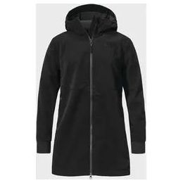 Sch&ouml;ffel Outdoorjacke SCH&Ouml;FFEL "Urban Softshell Jk Style Suavio WMS", Damen, Gr. 40, 9990, schwarz, Oberstoff: Aussenseite: 100% Polyester, Innenseite: 100% Polyester; (Membran: Thermoplastisches Polyurethan);, relaxed fit, hoch geschlossener Ausschnitt, Jacken Outdoorjacke