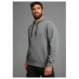 MAN'S WORLD Kapuzensweatshirt MAN'S WORLD, Herren, Gr. L (52/54), grau (grau, melange), angeraute Sweatware, Obermaterial: 60% Baumwolle, 40% Polyester. Kapuzenfutter: 60% Baumwolle, 40% Polyester, meliert, regular fit, Rippb&uuml;ndchen, Sweatshirts, lange &Auml;rmel, lockere Passform, unifarben, mit Kapuze