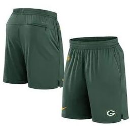 Sporthose Nike "Nike Shorts Green Bay Packers Nike Dri-FIT Knit", Damen, Gr. XL, US-Gr&ouml;&szlig;en, gr&uuml;n, Jersey;Mesh;Popeline, 100% Polyester, Hosen Sporthose