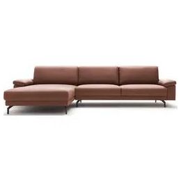 Ecksofa "CR.450 elegantes Designsofa mit hohem Sitzkomfort", braun (signalbraun), B:294cm H:95cm T:178cm, CREATION BY ROLF BENZ, Sofas, Ecksofa