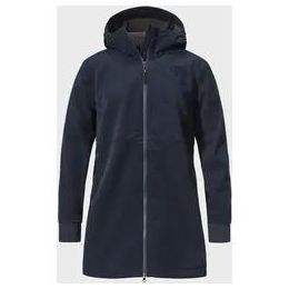Sch&ouml;ffel Outdoorjacke SCH&Ouml;FFEL "Urban Softshell Jk Style Suavio WMS", Damen, Gr. 44, 8820, blau, Oberstoff: Aussenseite: 100% Polyester, Innenseite: 100% Polyester; (Membran: Thermoplastisches Polyurethan);, relaxed fit, hoch geschlossener Ausschnitt, Jacken Outdoorjacke