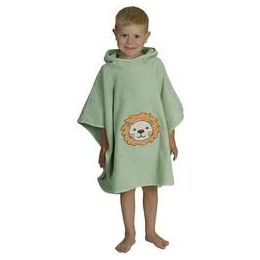 W&ouml;rner Badeponcho W&Ouml;RNER "L&ouml;we helloliv Poncho", helloliv, L:60cm, Baumwolle, Hausm&auml;ntel, maschinenwaschbar, trocknergeeignet
