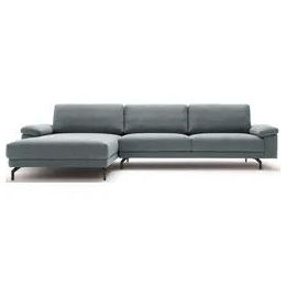 Ecksofa "CR.450 elegantes Designsofa mit hohem Sitzkomfort", blau (wasserblau, steingrau), B:294cm H:95cm T:178cm, CREATION BY ROLF BENZ, Sofas, Ecksofa