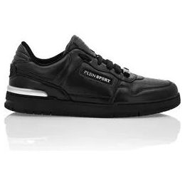 Sneaker Plein Sport "Lo-Top Turnschuhe", Damen, Gr. 45, Normalschaft, schwarz (0202, schwarz, schwarz), Schuhe Sneaker