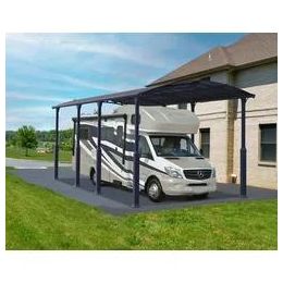 Einzelcarport PALRAM - CANOPIA "Alpine", grau (anthrazit), B/H/T: 259cm x, Carports, wartungsfrei