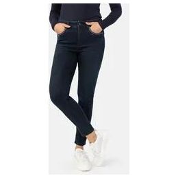 5-Pocket-Jeans STOOKER WOMEN "Rio Fexxi Move Denim Skinny Fit Jeans", Damen, Gr. 38, L&auml;nge 28, blau (authentic indigo wash), Denim/Jeans, 82% Baumwolle, 17% Polyester, 1% Elasthan, skinny fit lang, Jeans 5-Pocket-Jeans, Skinny Fit Casual Clean Wash Denim Jeans Magic Shape Effekt f&uuml;r Damen
