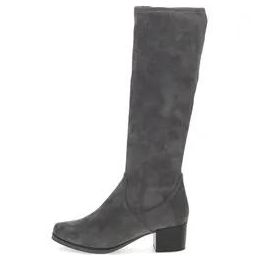 Stiefel Caprice "Caprice Stiefel Lederimitat", Damen, Gr. 38, grau (dunkelgrau), Lederimitat, Schuhe Stiefel