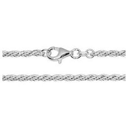 Silberkette OSTSEE-SCHMUCK "OSTSEE-SCHMUCK Kette Kordel 2,2 mm Kette Kordel 2,2 mm" Gr. 45, silber, Halsketten, Damen, 45cm, Silber 925 (Sterlingsilber), L: 42, Silberkette