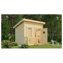 Spielhaus Nordic Holz "FLIPP", beige (natur), B:230cm H:188,1cm T:190,6cm, Holz, Spielh&auml;user, Spielhaus, BxTxH: 230x191x188 cm
