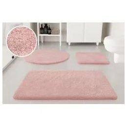 Badematte OTTO HOME "Kaarin", rosa (puder rosa), H:30mm, Polyester, Badematten, Badematte, Badteppich, getuftet, flauschig, hochflor, gro&szlig;e Farbauswahl