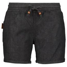 alife and kickin Shorts ALIFE & KICKIN "Damen JaneAK", Damen, Gr. M, Normalgr&ouml;&szlig;en, schwarz (schwarz denim), 95% Baumwolle, 5% Elasthan, Hosen Shorts