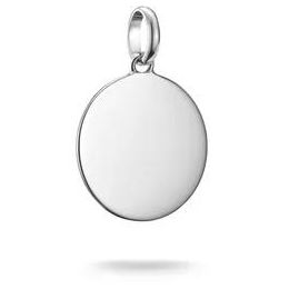 Charm-Einh&auml;nger Thomas Sabo "Charm Coin gro&szlig; - Connect", silber (silberfarben), Charms, Damen, Silber 925 (recycelt)