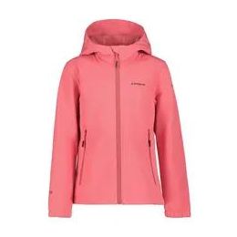 Softshelljacke Icepeak "Icepeak KOBRYN JR", Kinder, Gr. 176, pink, Softshell, Obermaterial: 95% Polyester, 5% Elasthan, normal, Jacken Softshelljacke, wasserabweisend, mit Kapuze, atmungsaktiv, mit Rei&szlig;verschluss