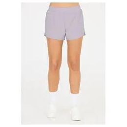 ENDURANCE ATHLECIA Shorts ATHLECIA "Arilay", Damen, Gr. 44, EURO-Gr&ouml;&szlig;en, lila (flieder), 91% Polyester, 9% Elasthan, unifarben, kurz, Hosen Shorts, mit bequemem 4-Wege-Stretch
